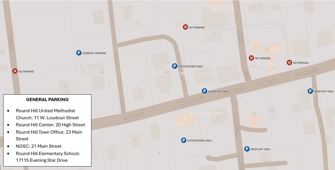Parking Particulars | Round Hill Hometown Festival